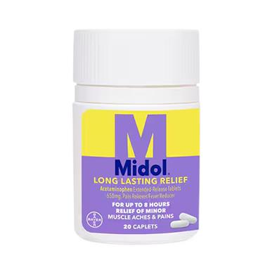 Midol Long Lasting Pain Reliever / Fever Reducer Caplets | Medline
