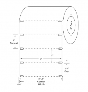 Centurion Labels with Notch and 3" Core | Medline