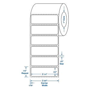 General LIS Direct Thermal Laboratory 2-1/4" X 3/4" Labels | Medline ...