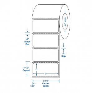 General LIS Direct Thermal Laboratory 2" x 1" Labels | Medline ...