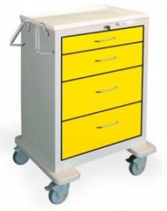 Loaded 4-Drawer Isolation Cart Kit for Educational Use | Medline ...