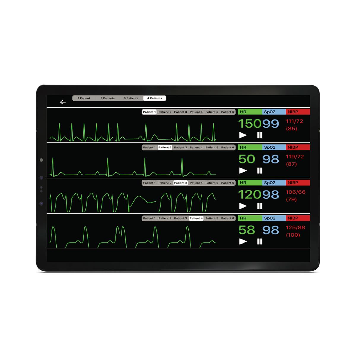 SimVS Telemetry Multi-Patient App | Medline