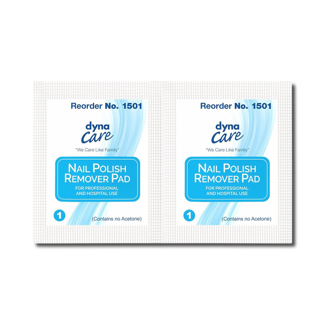 Dynarex Nail Polish Remover Pads | Medline