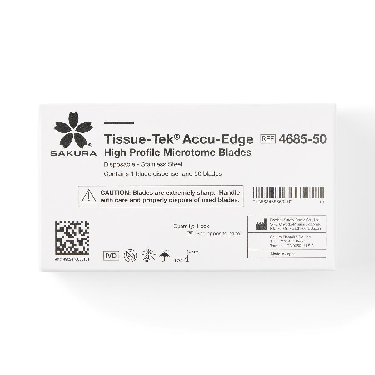 Tissue-Tek Accu-Edge Disposable Microtome Blades | Medline