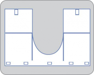 Invisishield 1-Piece Contoured C-Arm Drapes | Medline Industries, Inc.