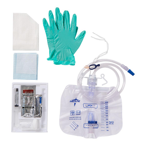 Add-A-Cath 2-Layer Foley Catheter Tray with Drain Bag | Medline