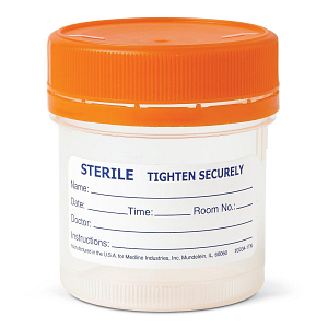 Medline Specimen Container with Tamper-Evident Seal | Medline