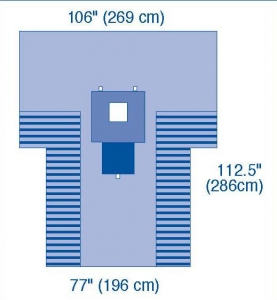 UltraGard Pediatric Laparotomy T Drapes | Medline Industries, Inc.