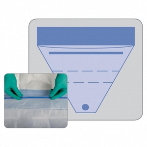 Invisishield Fluid Surgical Pouches with Drainage Ports | Medline ...