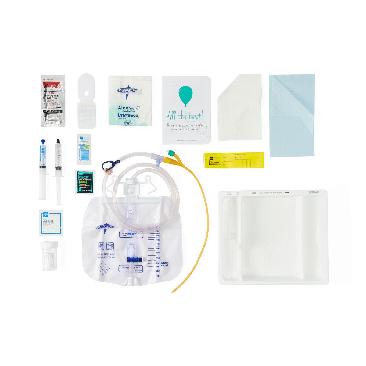 SimplyLatex Total 1-Layer Foley Catheter Trays | Medline