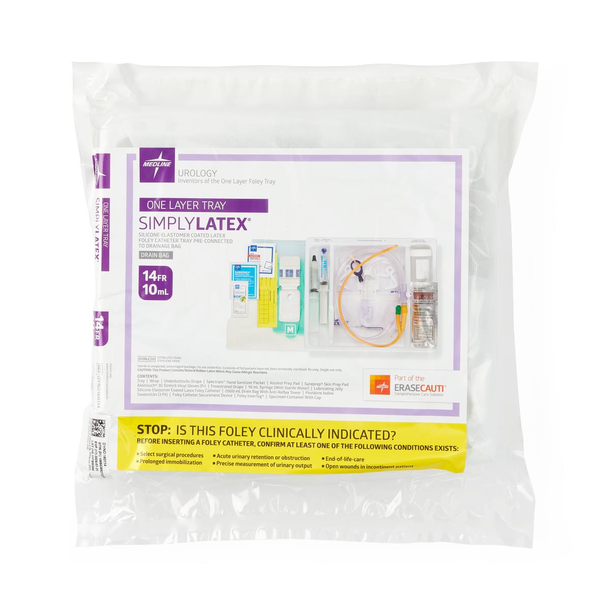 SimplyLatex Total 1-Layer Foley Catheter Trays | Medline