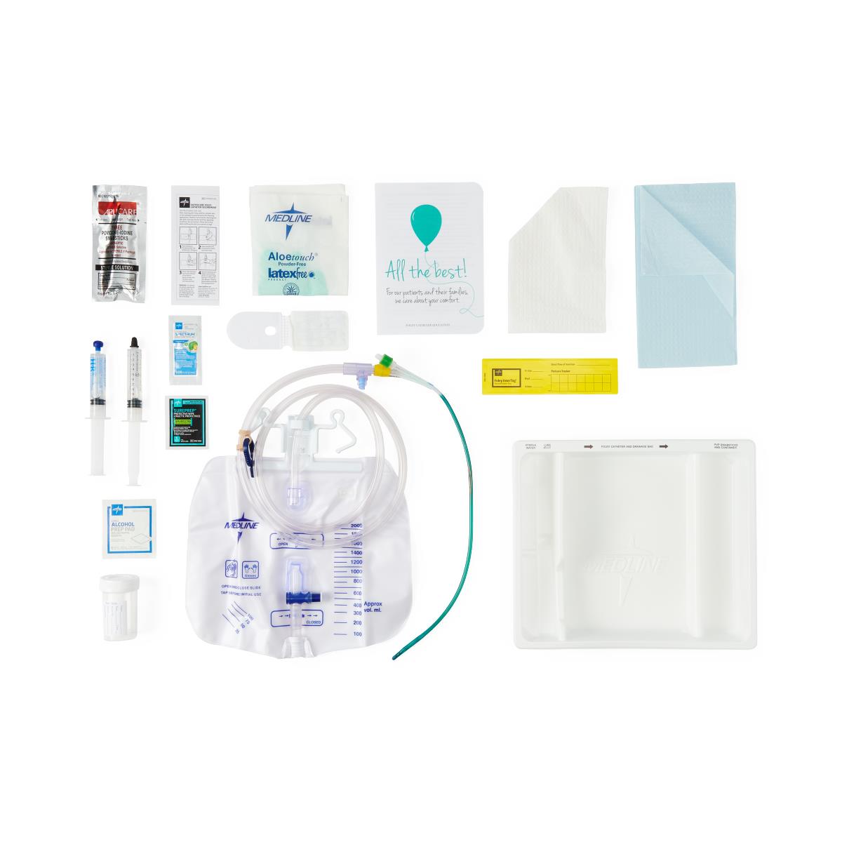 SilverTouch 1-Layer 100% Silicone Foley Catheter Trays | Medline