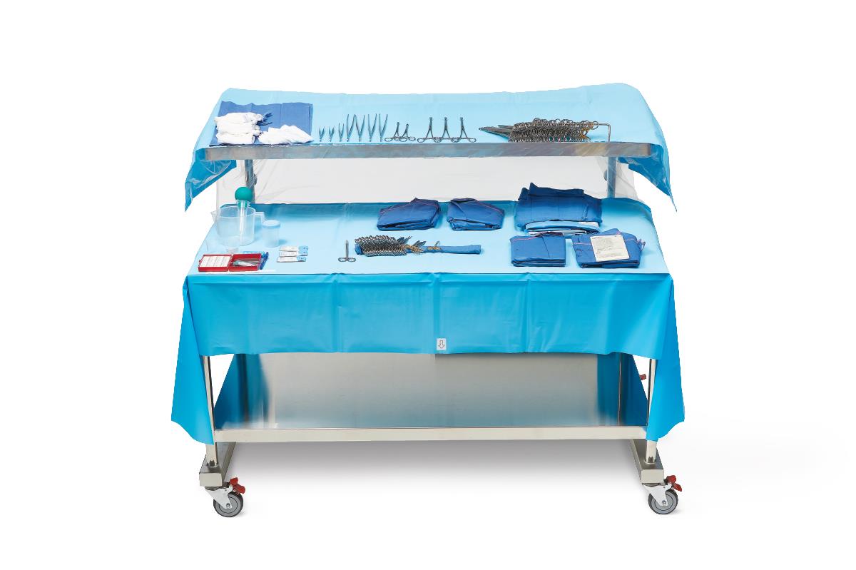 Medline Heavy-Duty 2-Tier Back Table Cover | Medline