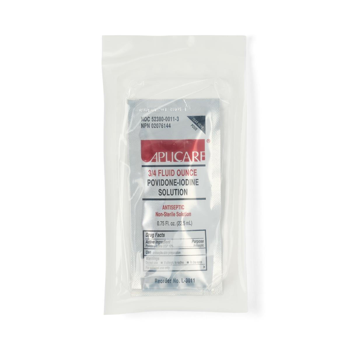 Medline Povidone-Iodine Liquid Antiseptic Solution Pouch | Medline