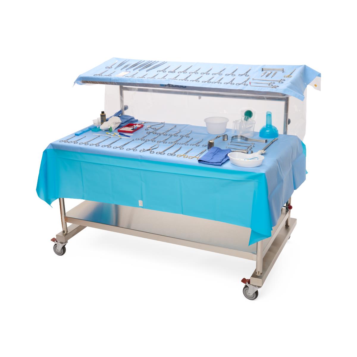 Medline Heavy-Duty 2-Tier Back Table Cover | Medline
