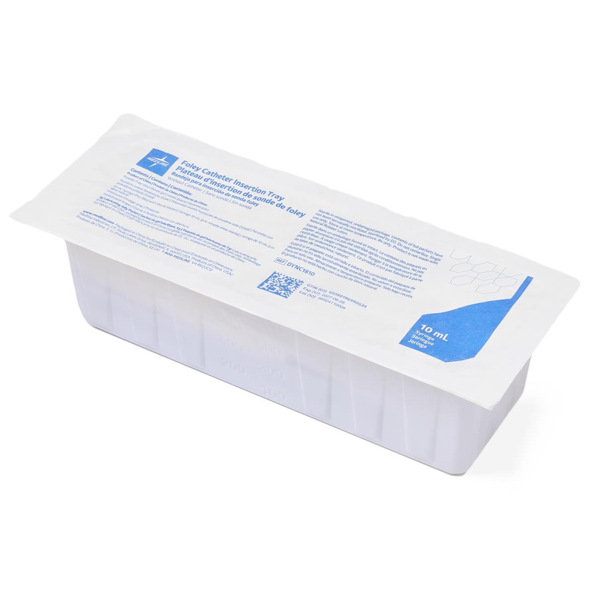 Medline Foley Catheter Insertion Trays with Syringe | Medline