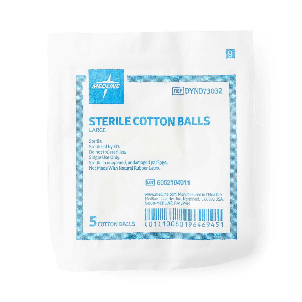 Cardinal Sterile Large Size Cotton Balls | Medline Industries, Inc.