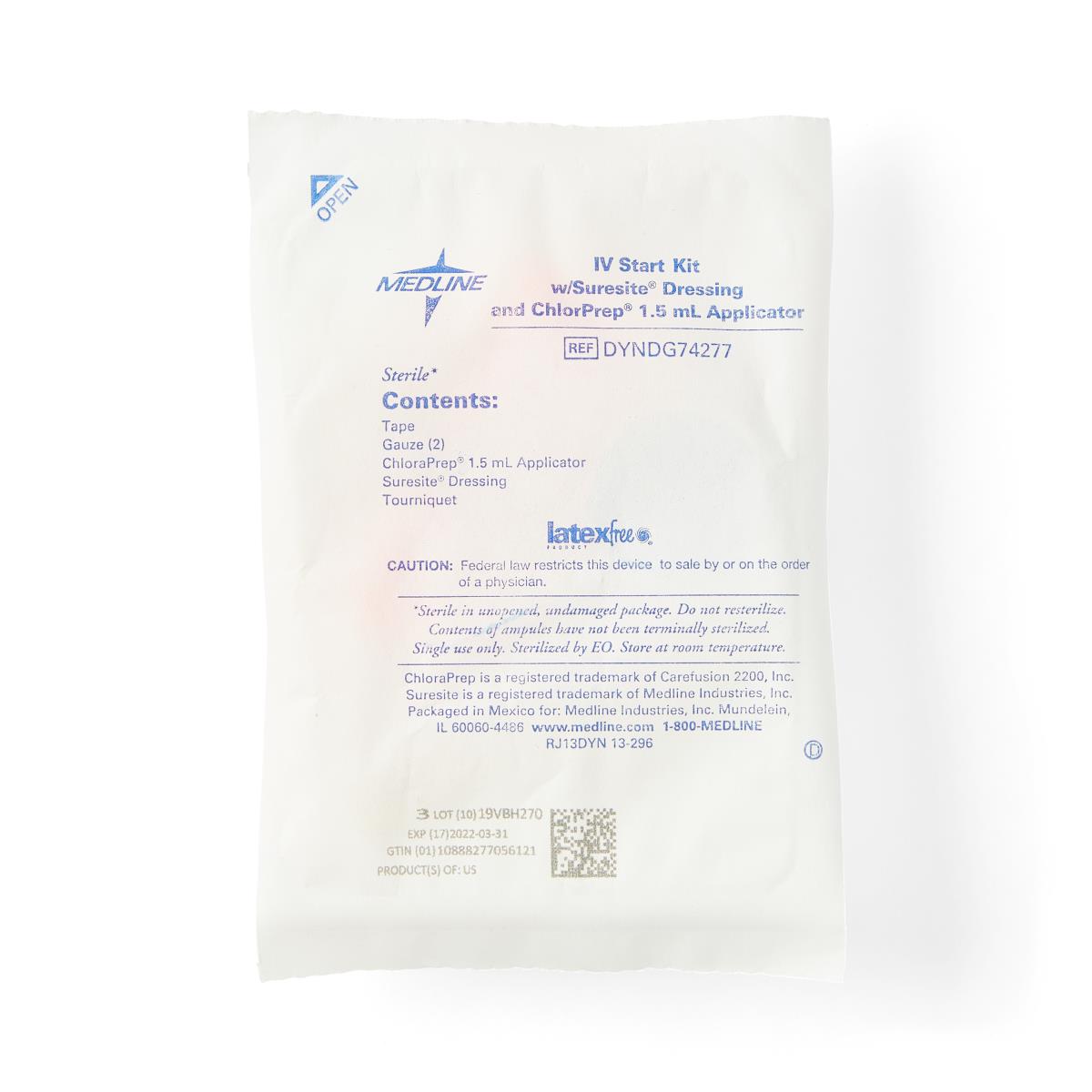 Medline IV Start Kits, TAA Compliant | Medline