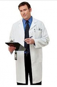 Men's Poly/Cotton Lab Coats with 5 Pockets | Medline