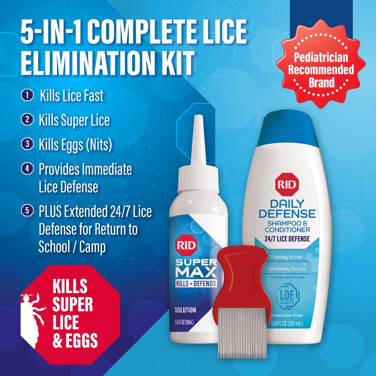 RID Super Max Lice Treatment Kits | Medline