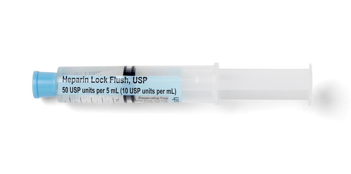 Syringes Prefilled with Heparin | Medline