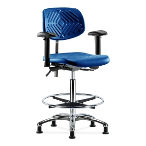 Class 100 Cleanroom High Bench-Height Chairs | Medline