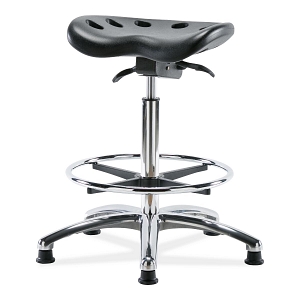 Polyurethane ESD Tractor Desk-Height Stools | Medline Industries, Inc.