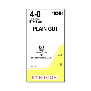 Straight Cutting Plain Gut Absorbable Sutures | Medline Industries, Inc.