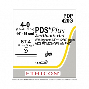 Endoscopic PDS Plus Antibacterial Absorbable Sutures | Medline ...