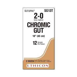 SUTUPAK Pre-Cut Chromic Gut Absorbable Sutures | Medline