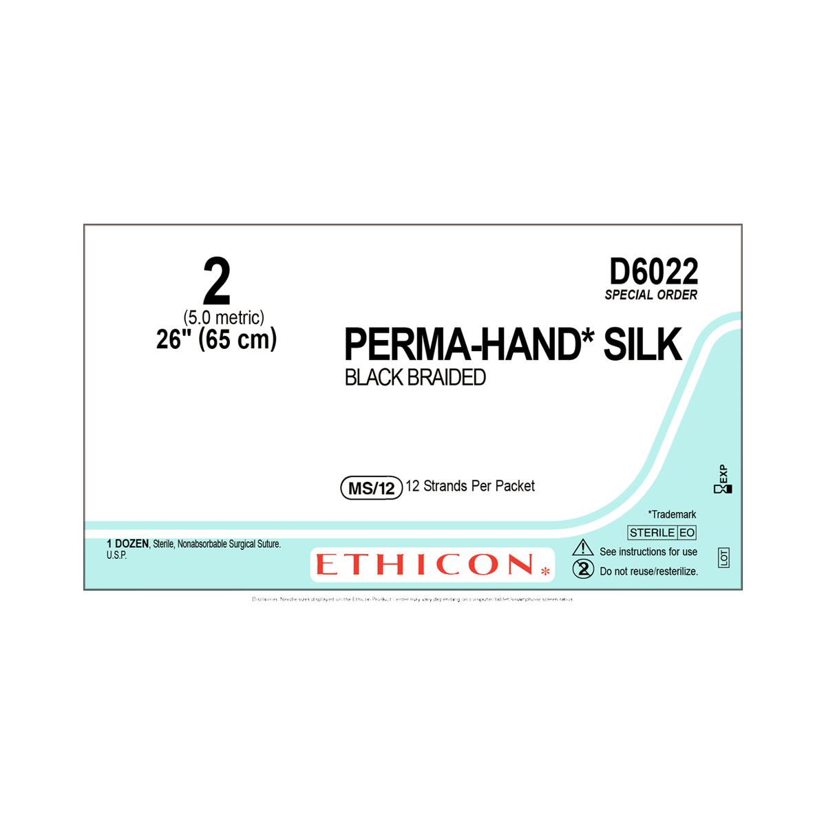 Ethicon Hand-Braided Silk Sutures | Medline
