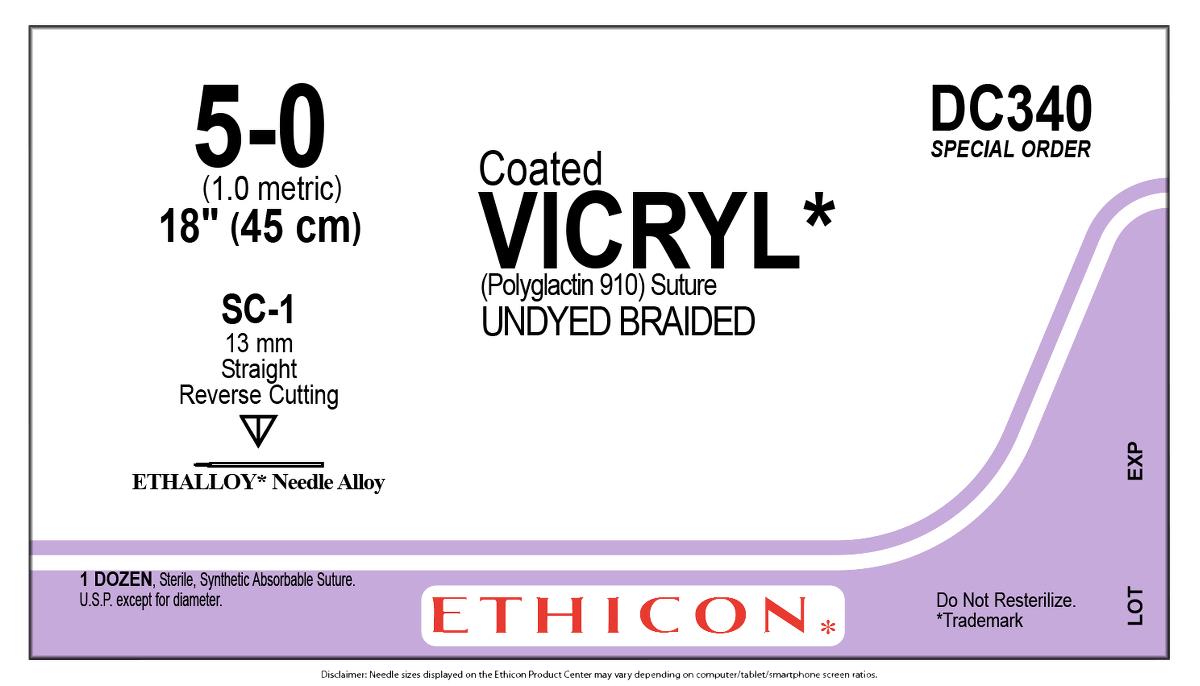 Coated Vicryl Plus Sutures | Medline