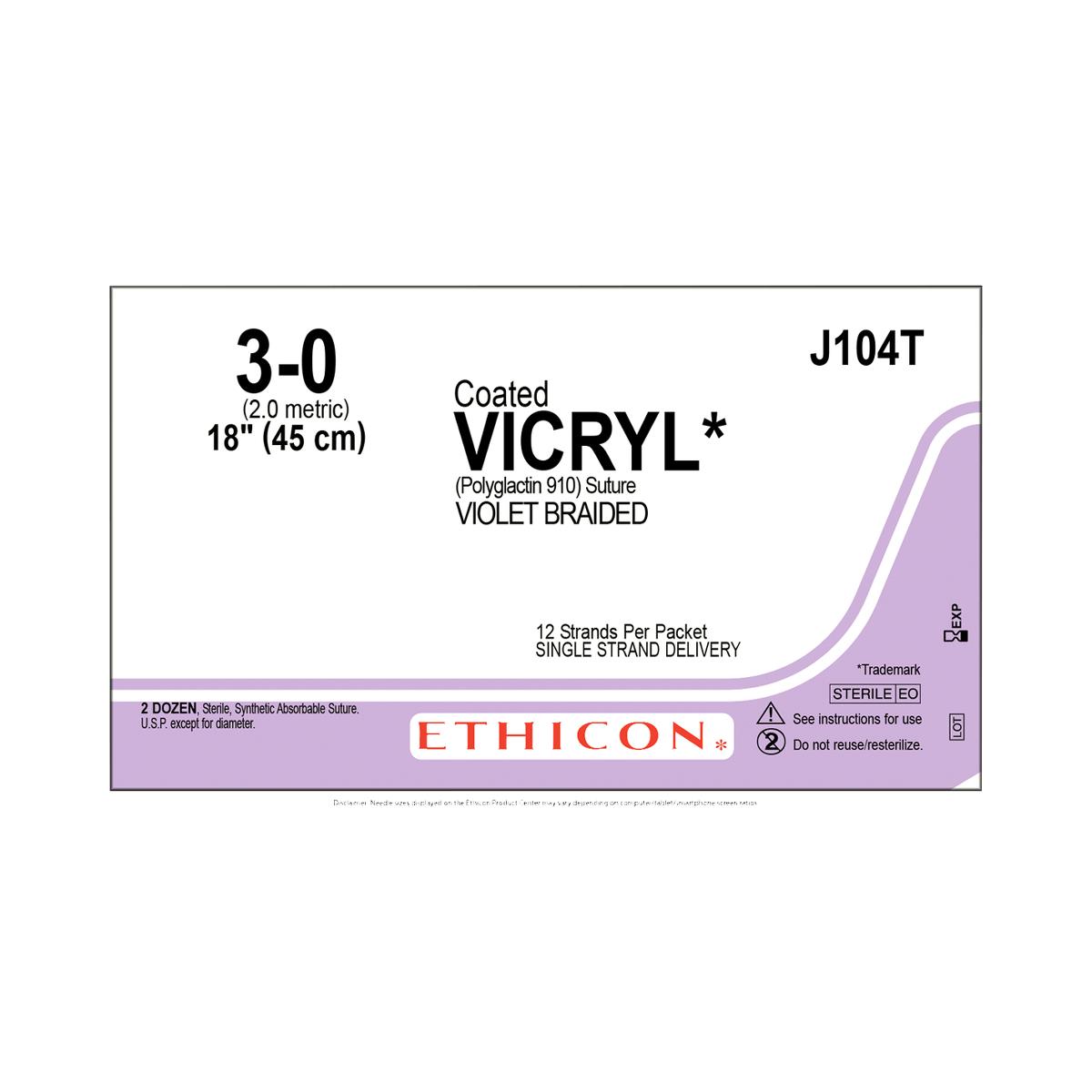 Pre-Cut Coated Vicryl Sutures | Medline