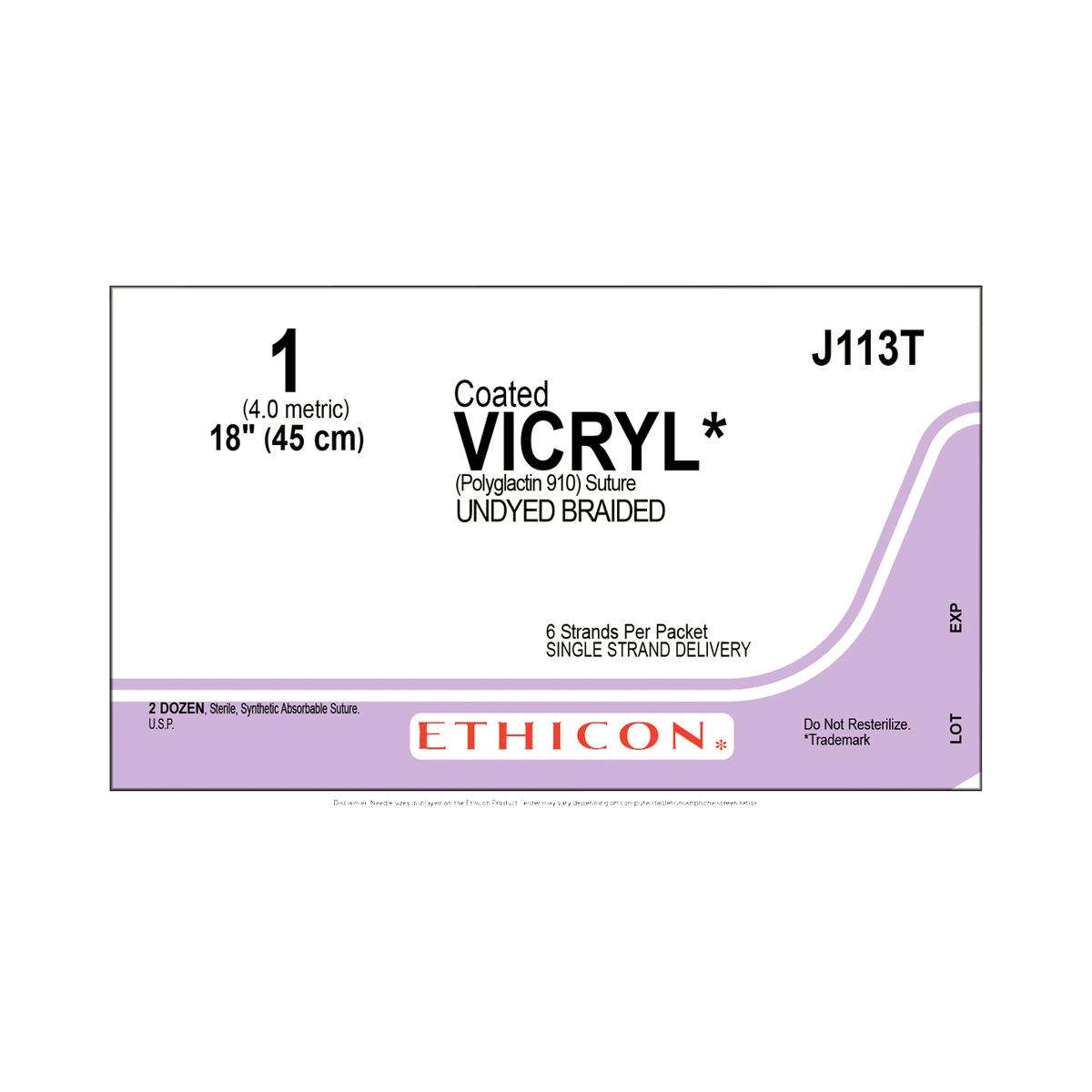 Pre-Cut Coated Vicryl Sutures | Medline