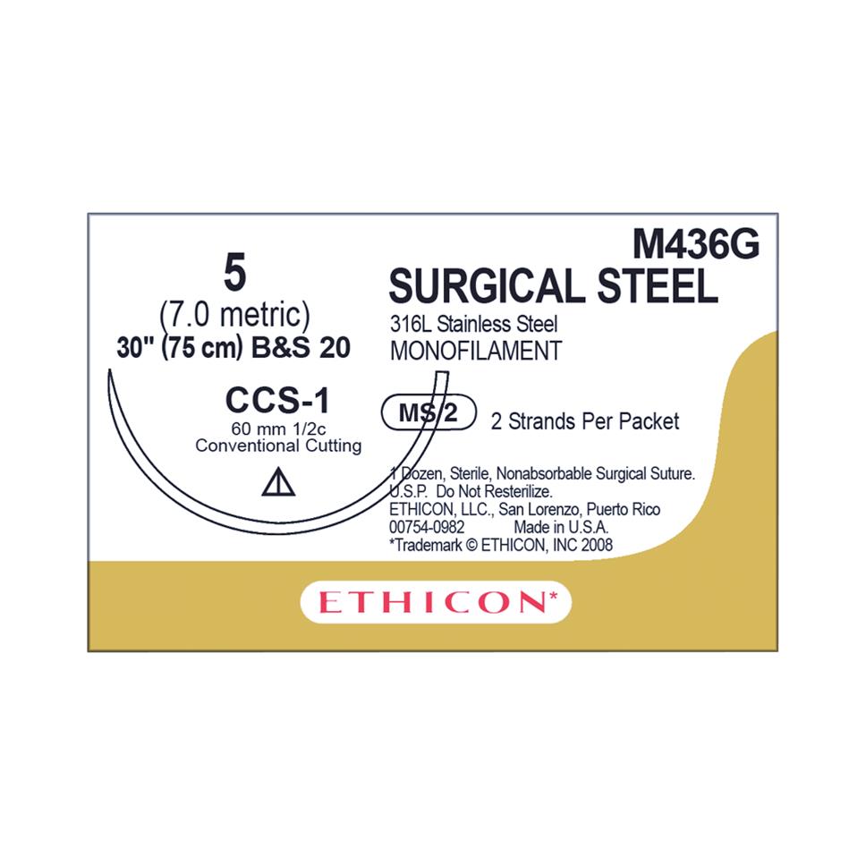 Sternum Stainless-Steel Nonabsorbable Sutures | Medline