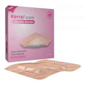 KerraFoam 5-Layer Gentle Border Silicone Dressing by Systagenix ...