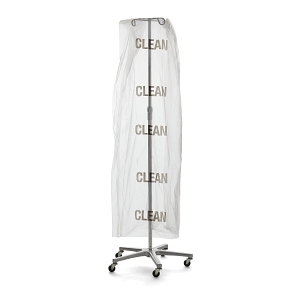 Clean Printed Clear IV Pole Covers | Medline Industries, Inc.