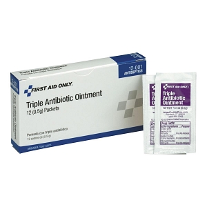 First Aid Only Triple Antibiotic Ointment Packets | Medline