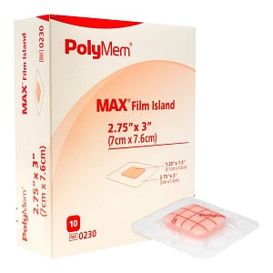 PolyMem MAX Urethane Film Adhesive Wound Dressings | Medline Industries ...