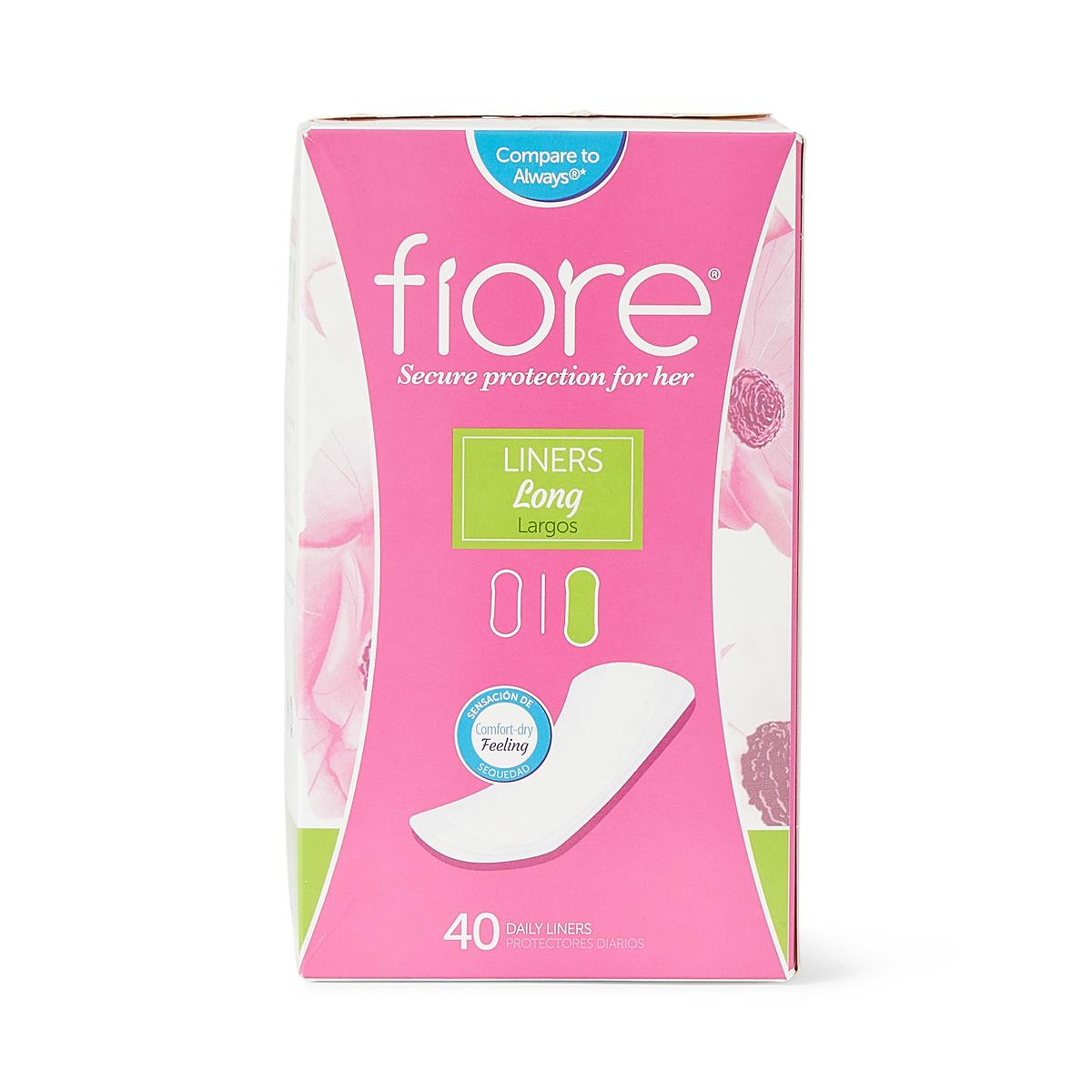 Fiore Long Panty Liners | Medline