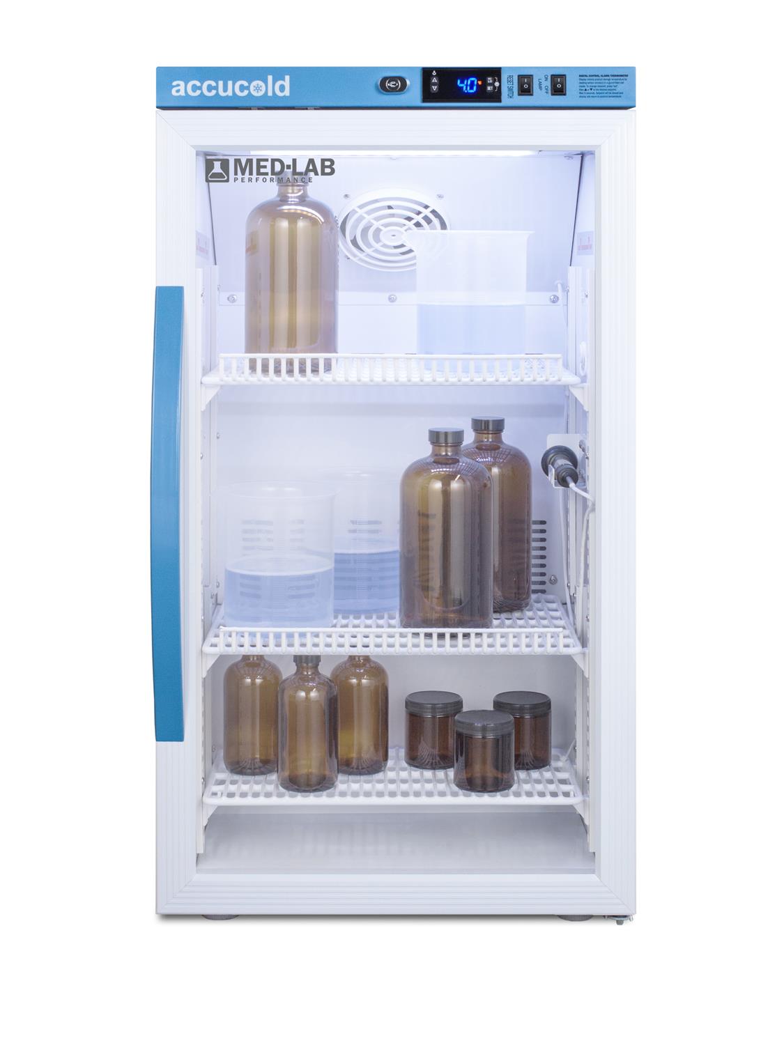Accucold Under-Counter Glass-Door Lab Refrigerators | Medline