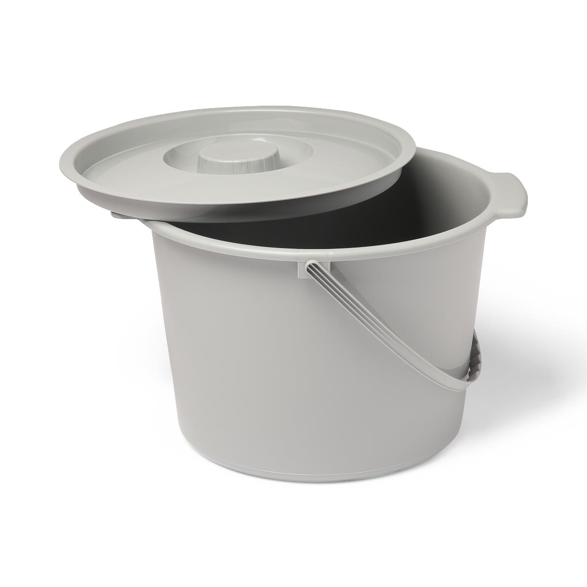 Medline Commode Buckets with Lid and Handle | Medline