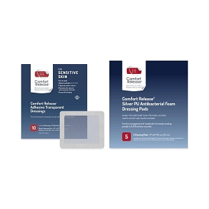 Comfort Release Silver Foam Dressing Pads | Medline Industries, Inc.