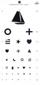 Graham-Field Kindergarten Plastic Eye Chart | Medline