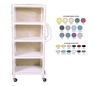 PVC Linen Cart with Cover | Medline Industries, Inc.