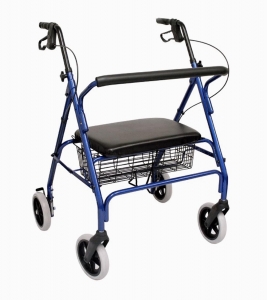 Lumex Walkabout 4-Wheel Contour Deluxe rollator | Medline