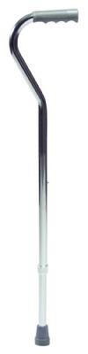 Adjustable Offset Aluminum Cane with Plastic Grip | Medline