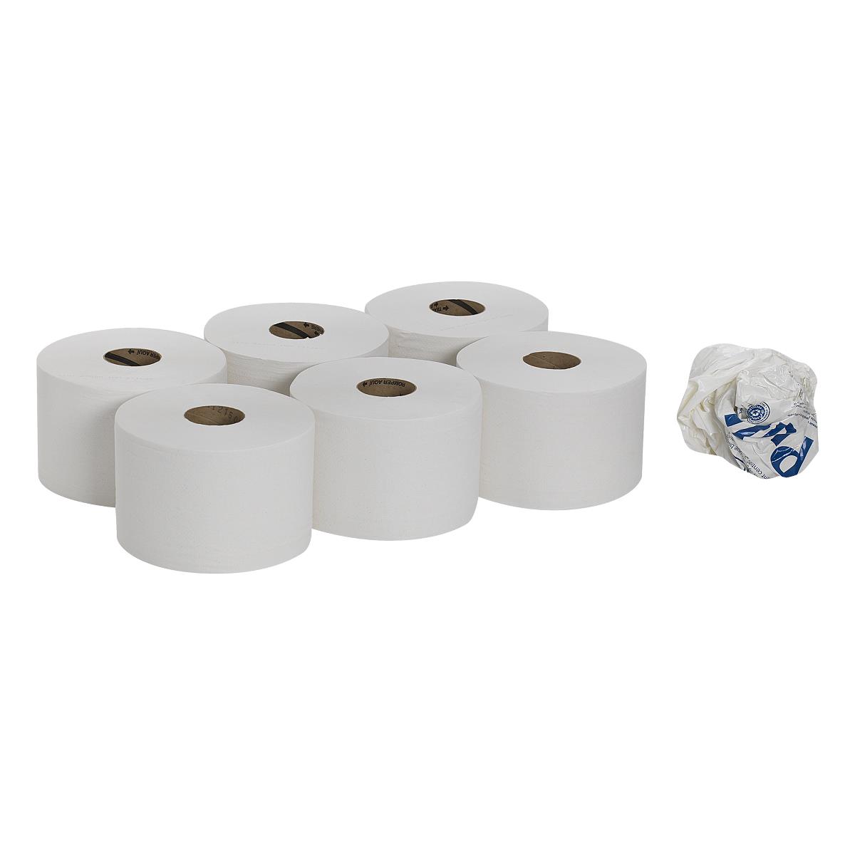 SofPull White High-Capacity Centerpull Mini Bath Tissue | Medline