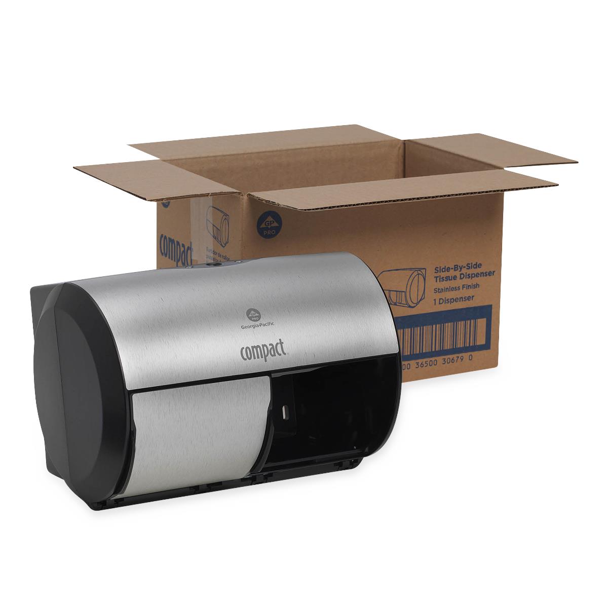 Compact Side-By-Side Bath Tissue Dispensers | Medline