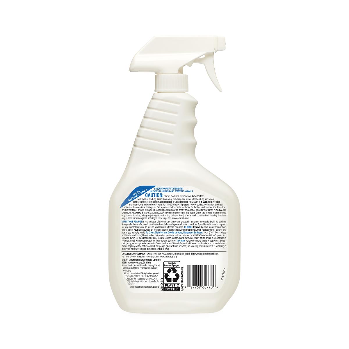 Clorox Healthcare Bleach Germicidal Cleaner Spray | Medline